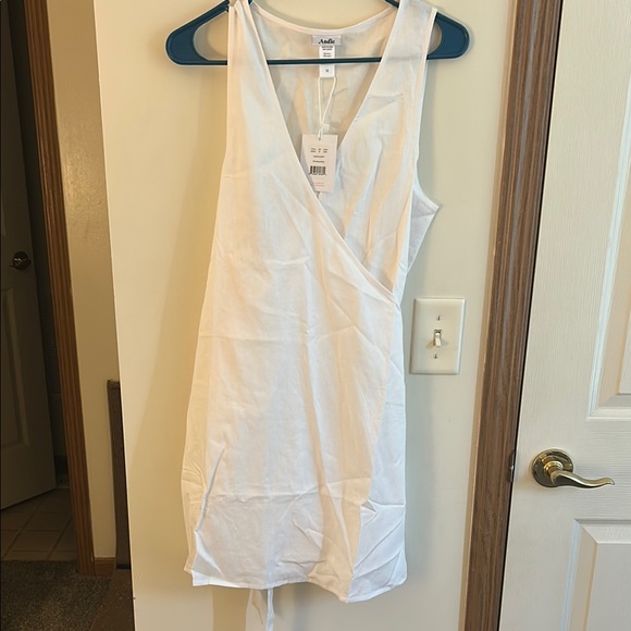 Andie | Dresses | Andie Swim Cacela White Wrap Dress Size Medium | Poshmark